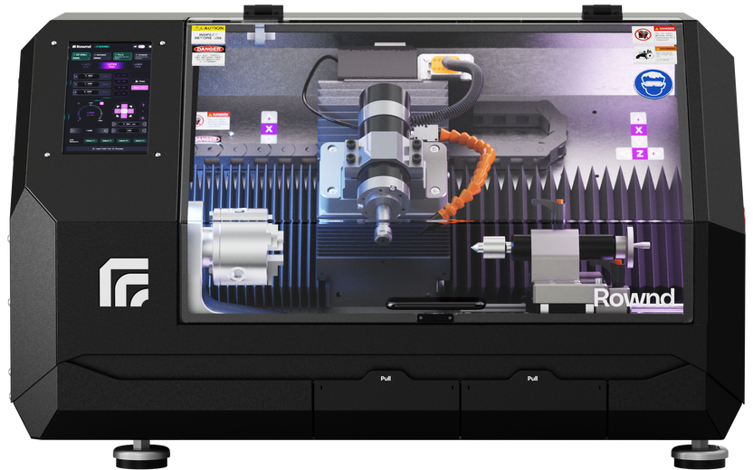 Rownd Desktop CNC Lathe | The Factory on Your Desk – Rownd Precision